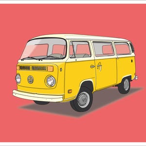 Kombi Mini Bus 'little Miss Sunshine' - Etsy
