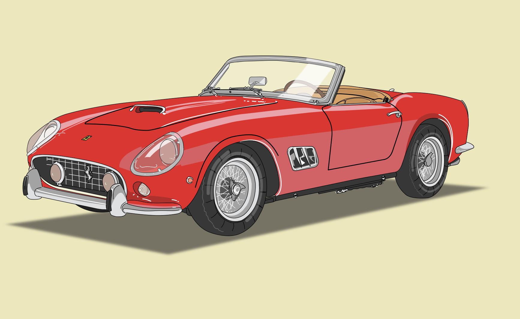 Ferrari 250 GT California Spyder 1961 - Etsy