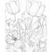 Over 100 Flowers Coloring Book Pages. Printable PDF Downloads. for ...