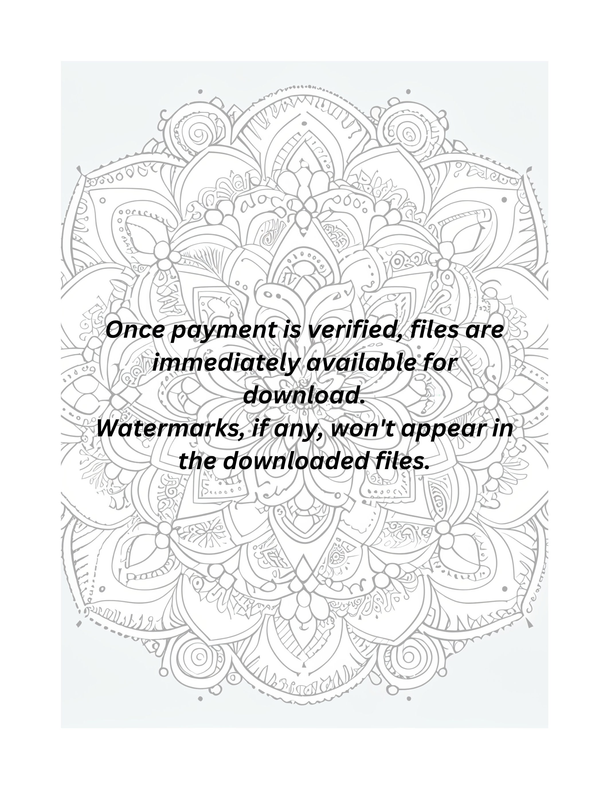 Over 100 Mandala Patterns of Printable Coloring Book Pages. Relaxing ...