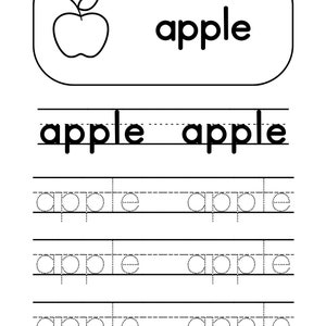 Fun Block Number and Letter Practice Sheets uppercase & Lowercase for ...