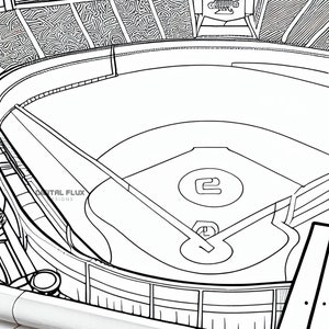 Printable Baseball Coloring Pages. Instant Download PDF. 20 Pages. Kids ...