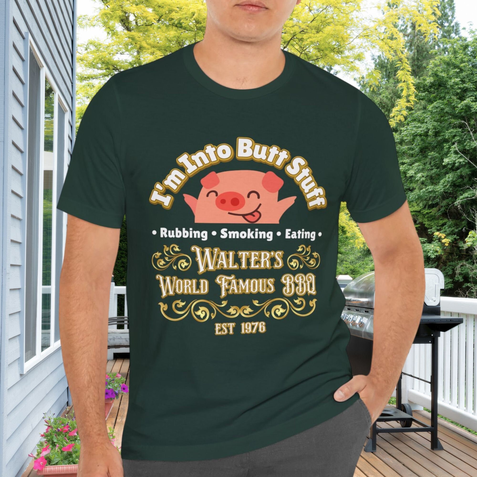 Customized Grill Master Shirt, Funny Saying T-shirt for Meat Smoker ...