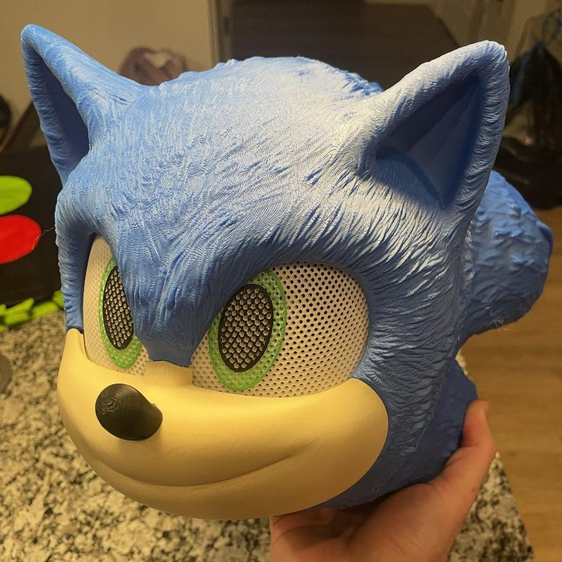 Sonic Hedgehog Masks - Etsy