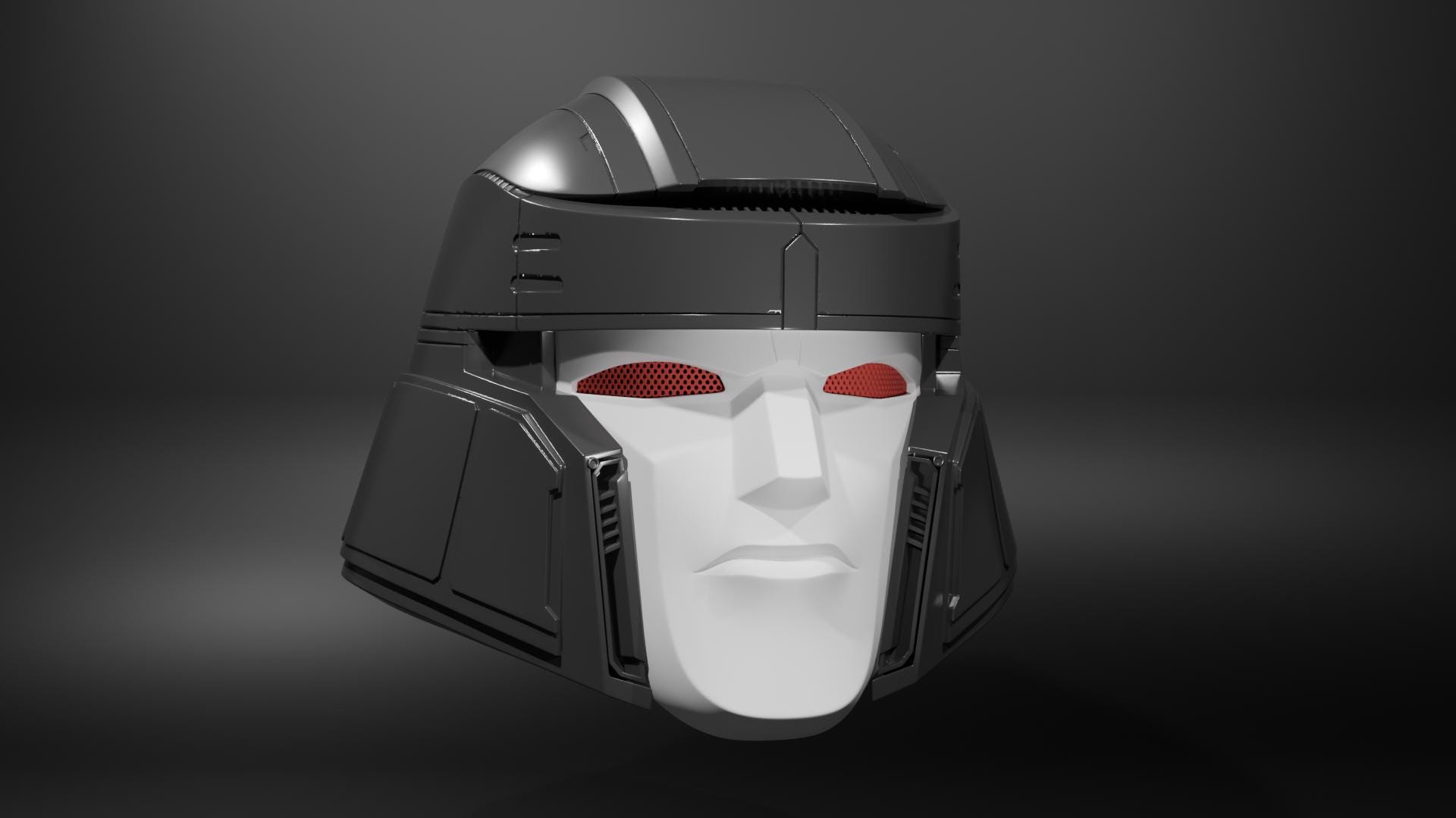 3D Printed Megatron Helmet: Transformers Cosplay, Customizable Fit - Etsy