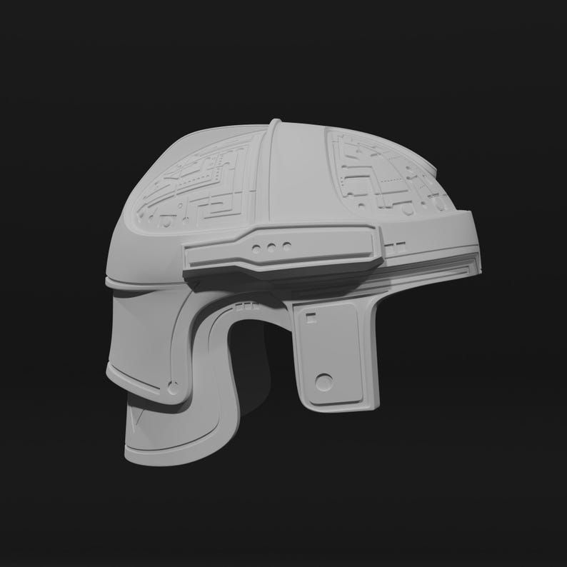 3D Printed Tron Helmet: 1982 Cosplay Prop - Etsy