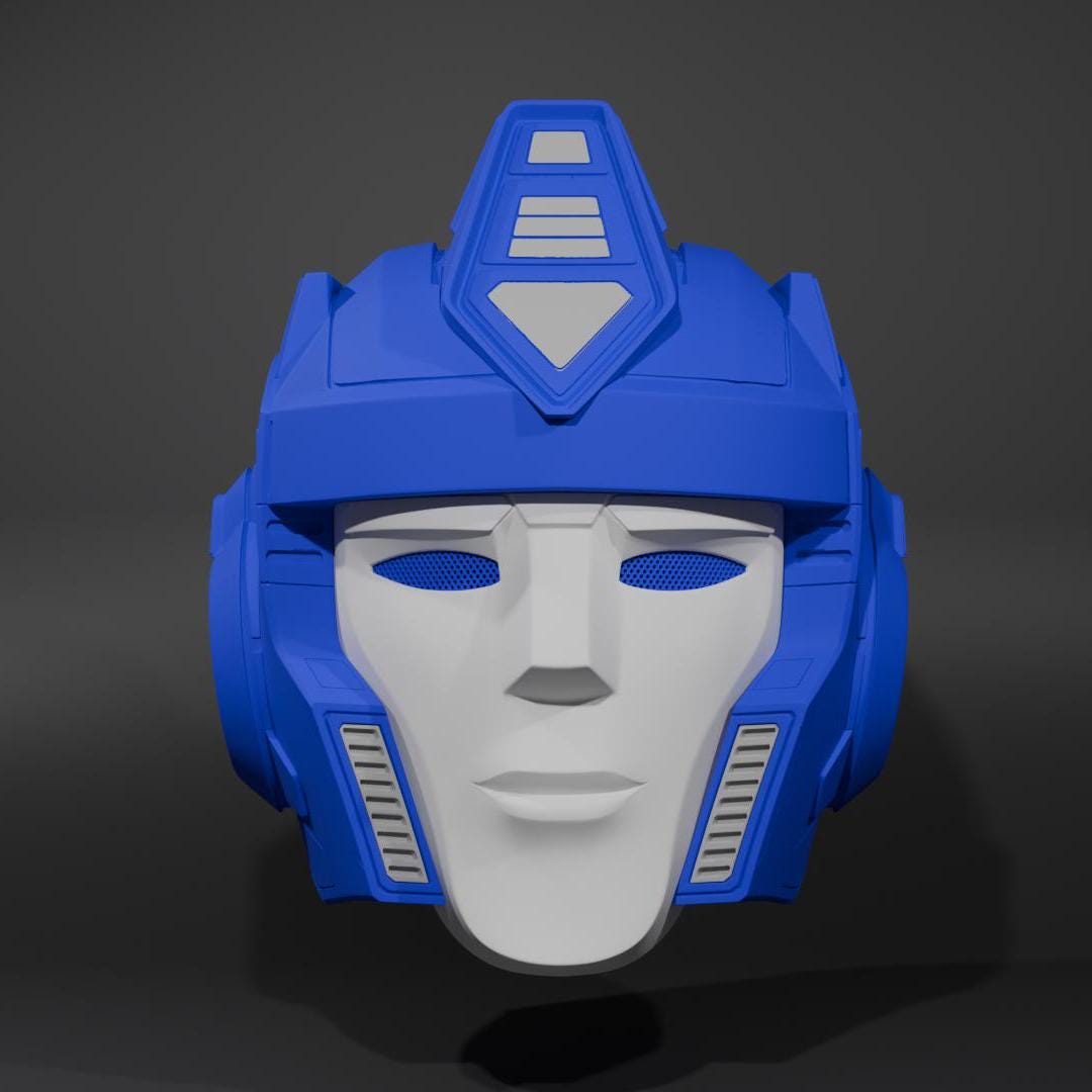 3D Printed Optimus Prime Helmet: Transformers Cosplay Mask - Etsy