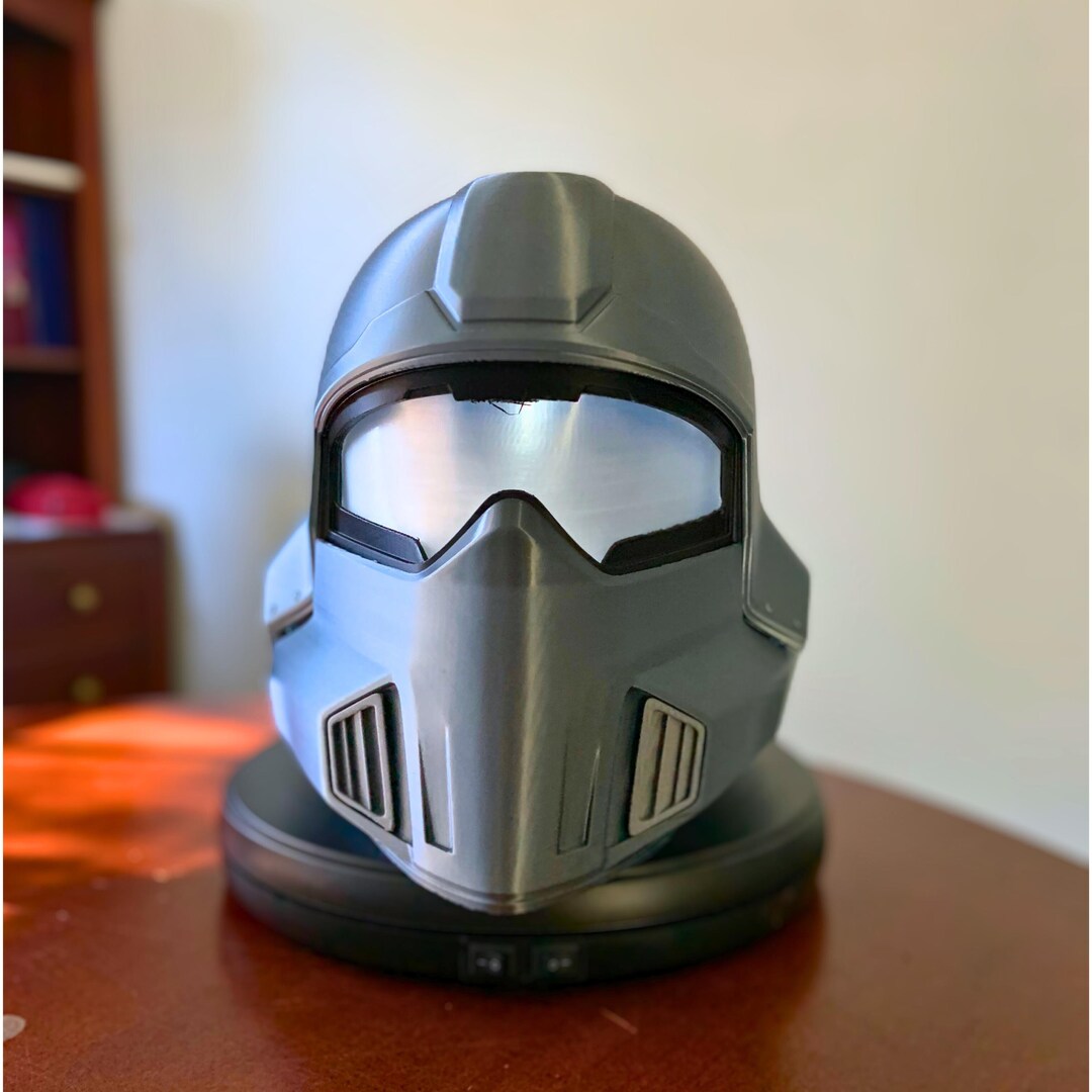 3D Printed Helldivers Cosplay Helmet - Gaming Costume, Customizable ...