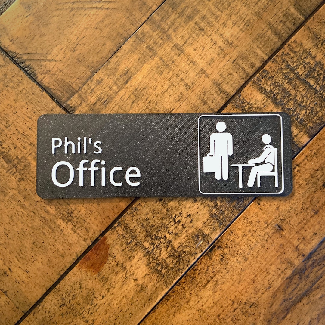 Custom 3D Printed Office Sign | the Office | 3D Printed Gift - Etsy