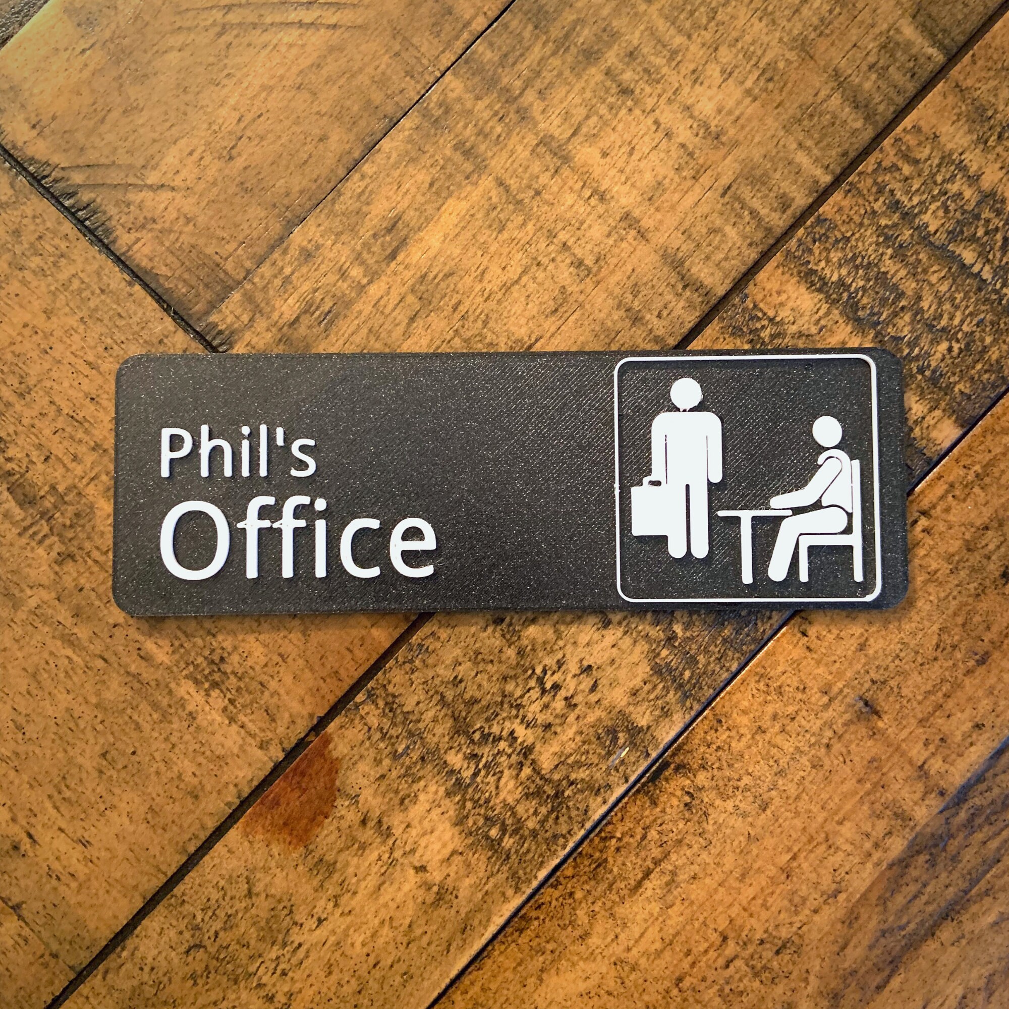 Custom 3D Printed Office Sign the Office 3D Printed Gift - Etsy