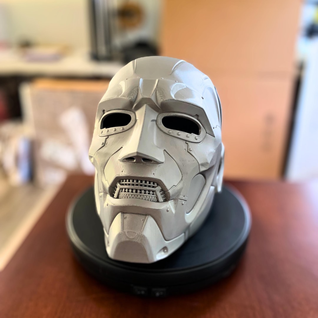 3D Printed Victor Von Doom Mask - Fantastic Four Cosplay Helmet ...