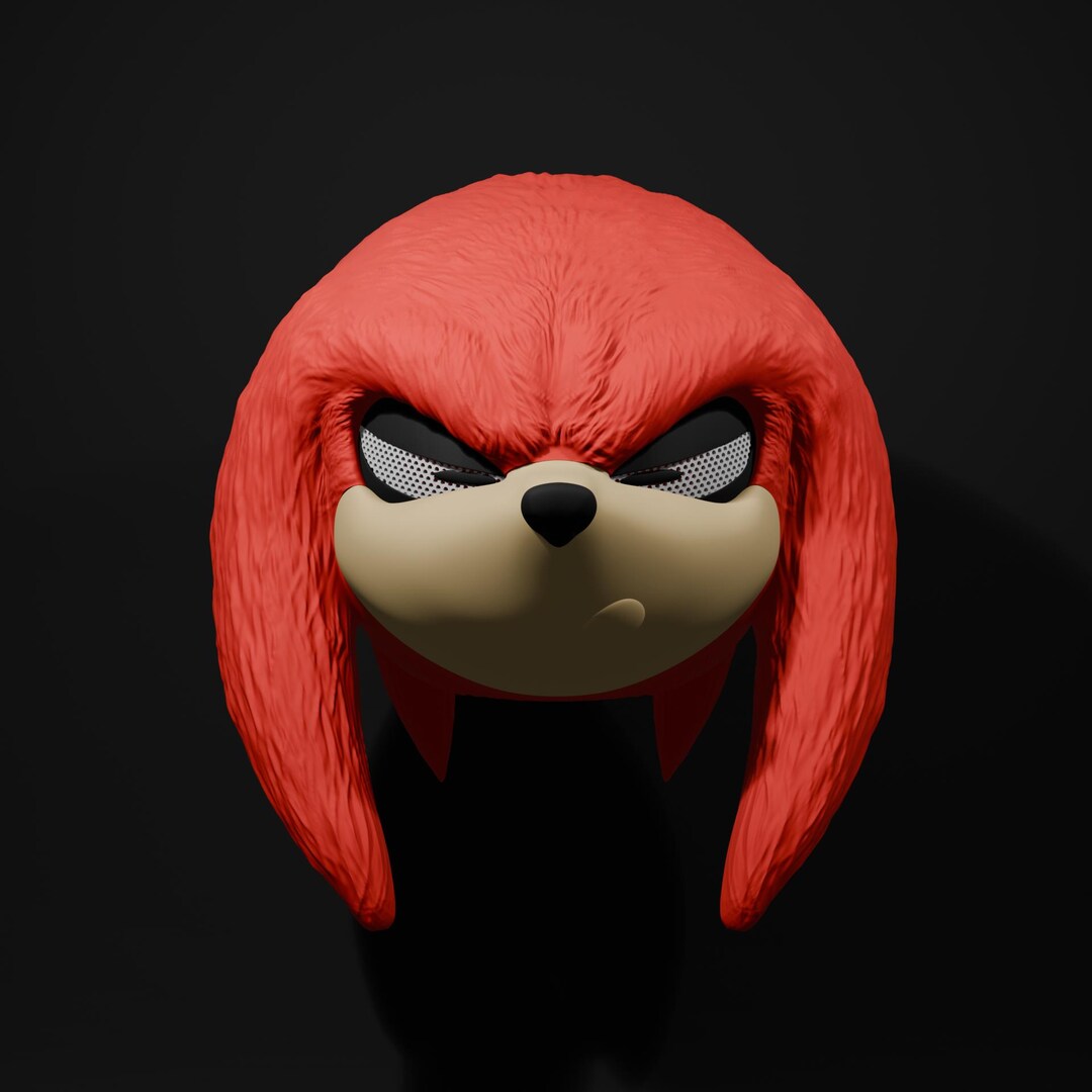 Knuckles Helmet, Knuckles Cosplay, Sonic the Hedgehog, Sonic the ...