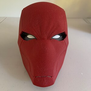 3D Printed Red Hood Helmet: Comic Book Cosplay Prop - Etsy