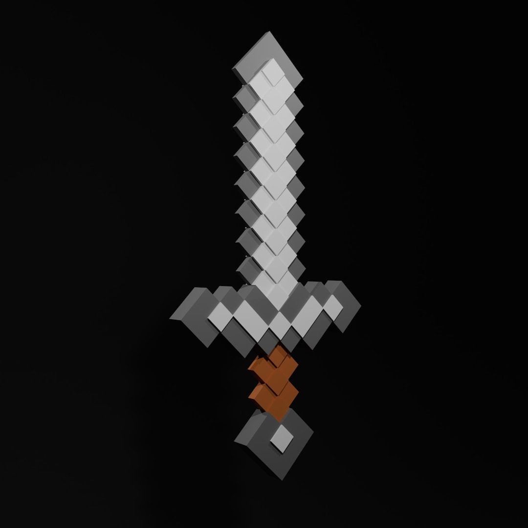Minecraft Sword, 3D Printed Minecraft Sword - Etsy