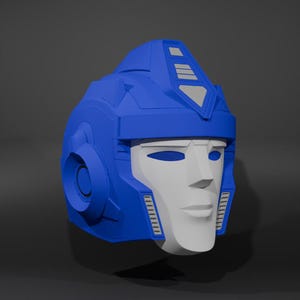 3D Printed Optimus Prime Helmet: Transformers Cosplay Mask - Etsy