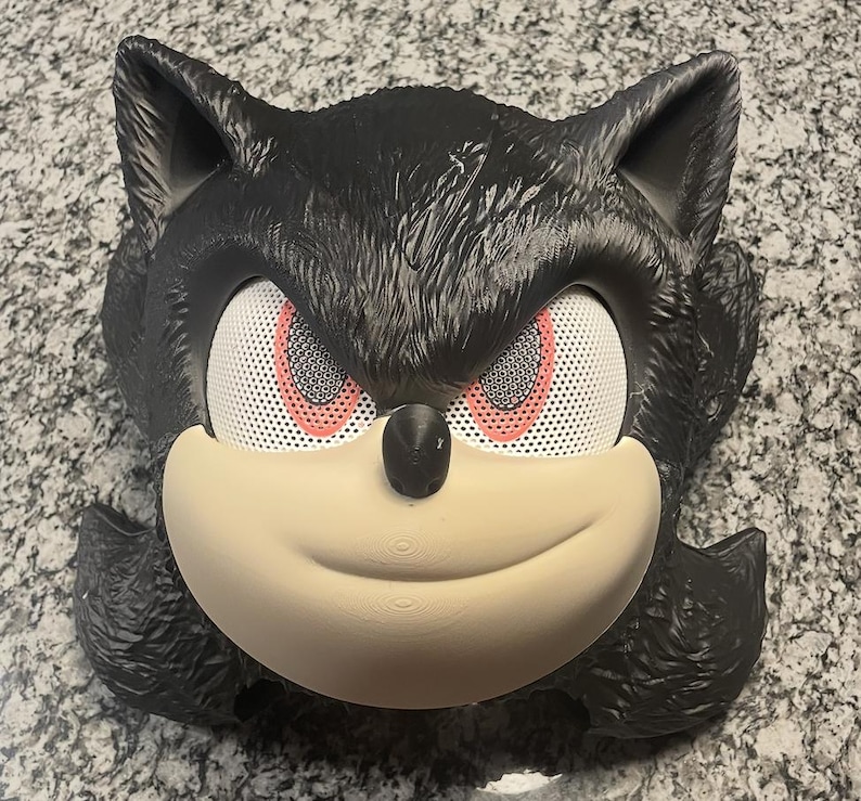 3D Printed Shadow Helmet: Sonic the Hedgehog Cosplay, Kid's Size - Etsy