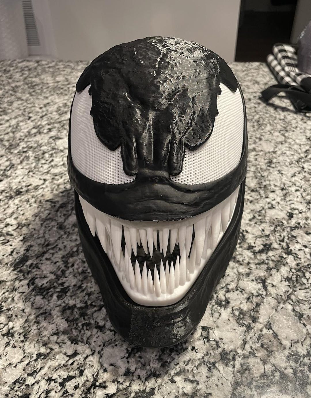 Venom Mask - 3D Printed Venom Helmet, PS5 Cosplay Mask, Marvel Costume ...