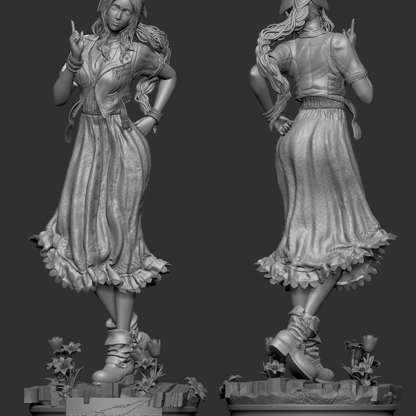Aerith 3d Print - Etsy