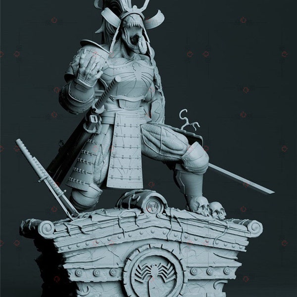 Samurai 3d Print Model - Etsy