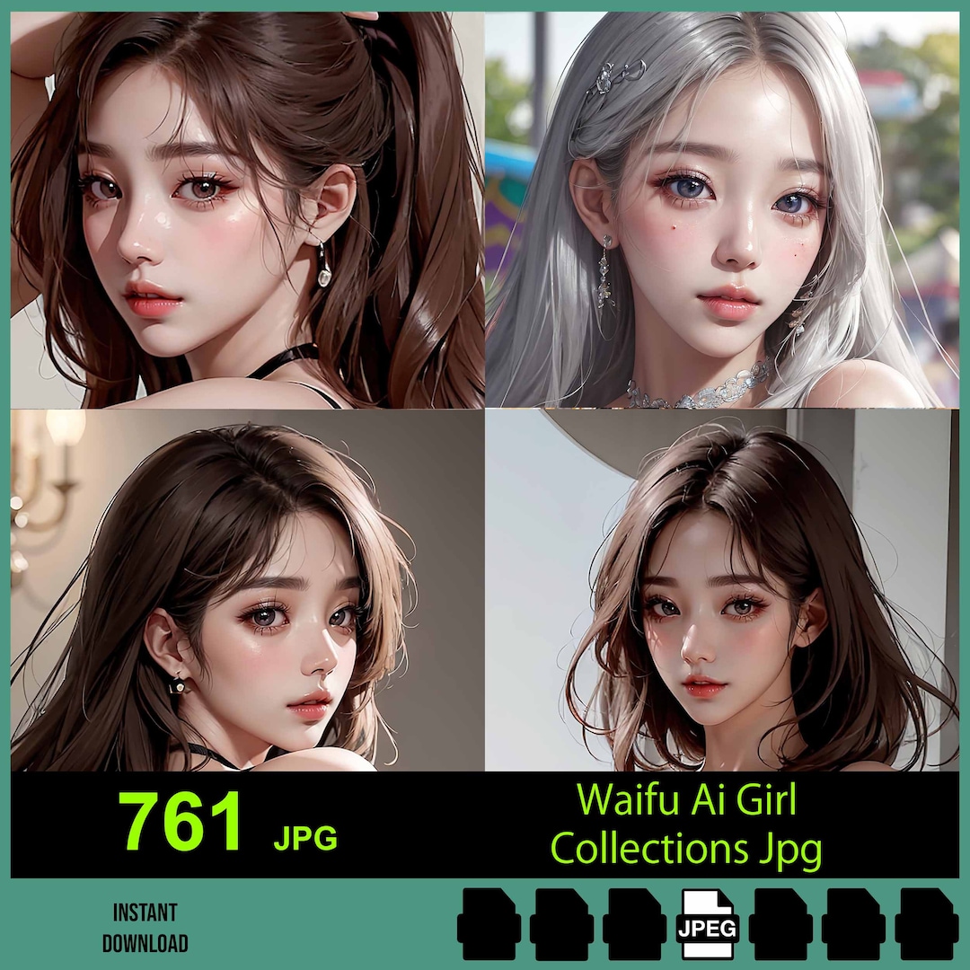 Waifu155 Realistic AI Pretty Girl Art Digital Collections, Anime Style ...