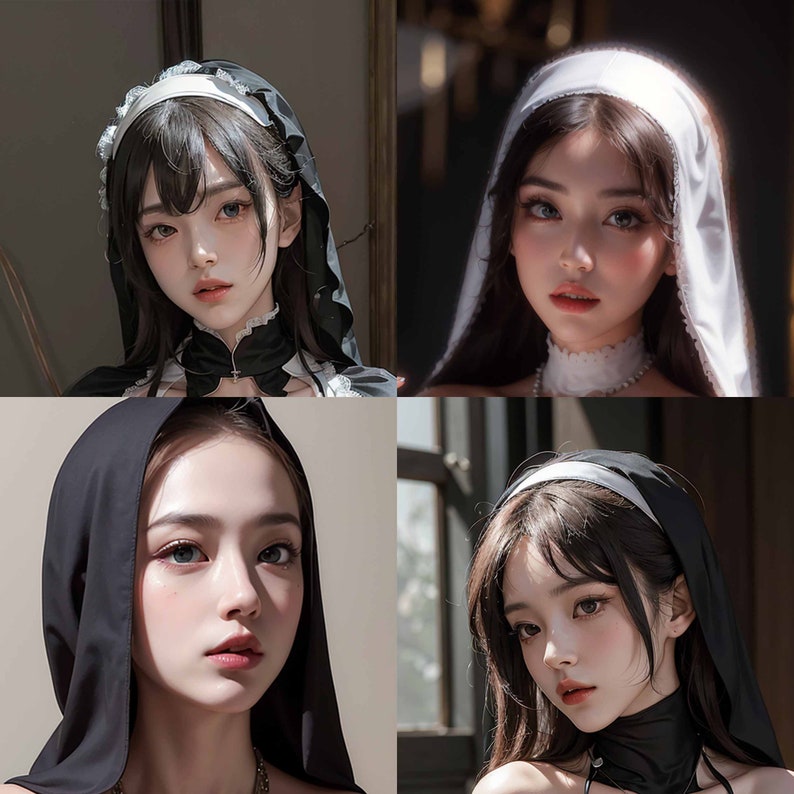 Waifu032 Raiden Shogun Waifu Ai Art, Cammy White Ai Art Collection, Nun ...