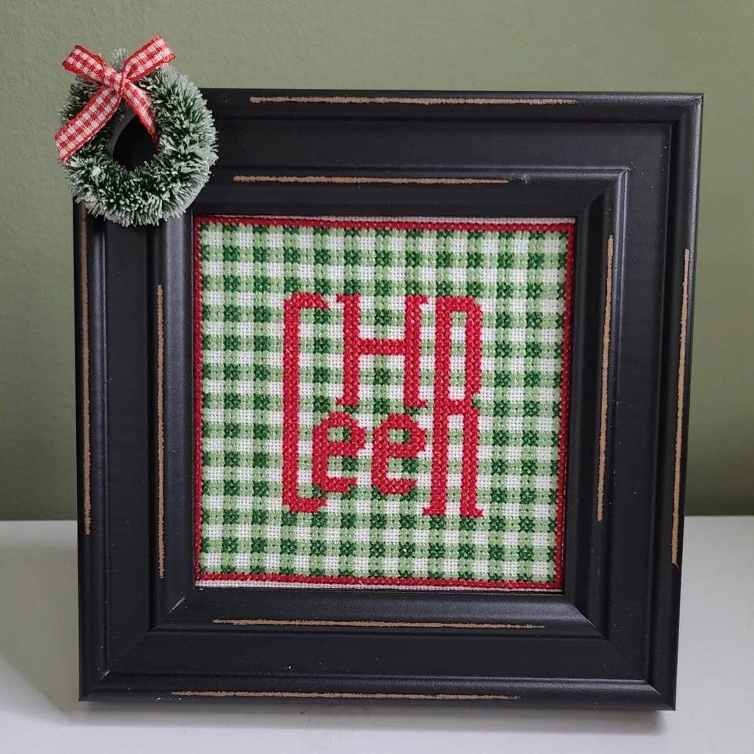 Christmas Checks #2 Cheer - Etsy