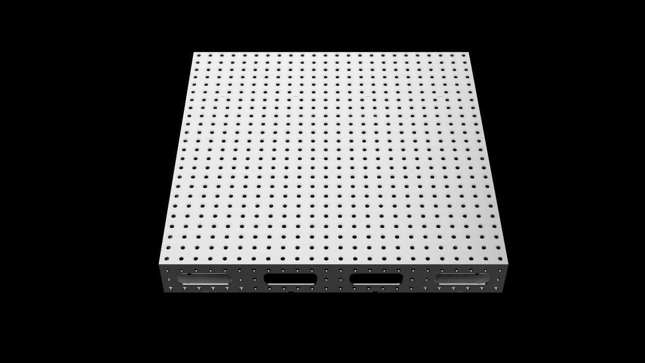 Welding Fabrication Block Table 4'X4' STEP/DXF FILE - Etsy