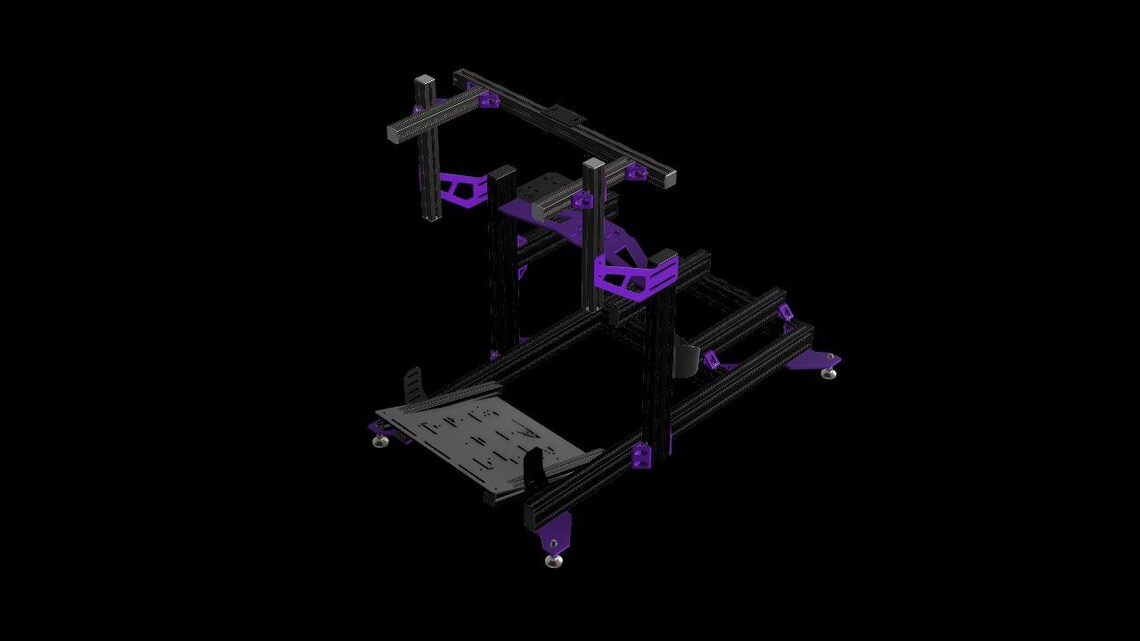 Sim Racing Cockpit Plans STEP/DXF Files With Parts List Fanatec ...