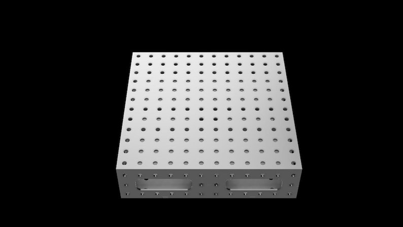 Welding Fabrication Block Table 2'x2' STEP/DXF FILE - Etsy