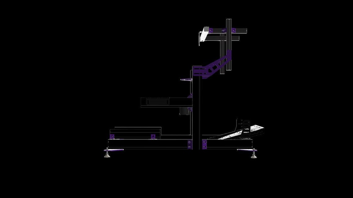 Sim Racing Cockpit Plans STEP/DXF Files With Parts List Fanatec ...