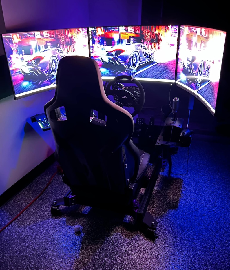 Sim Racing Cockpit Plans STEP/DXF Files With Parts List Fanatec ...