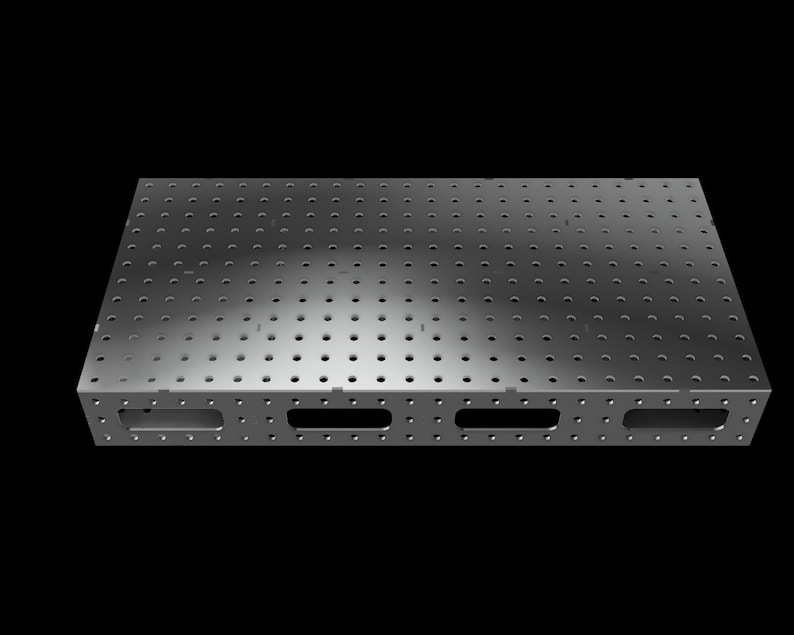 Welding Fabrication Table Block 2'x4' DXF FILE - Etsy
