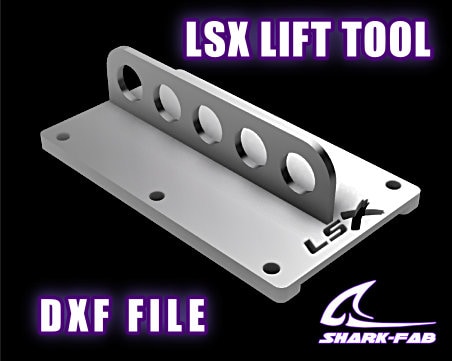 LSX Engine Lifting Tool DXF File - Etsy