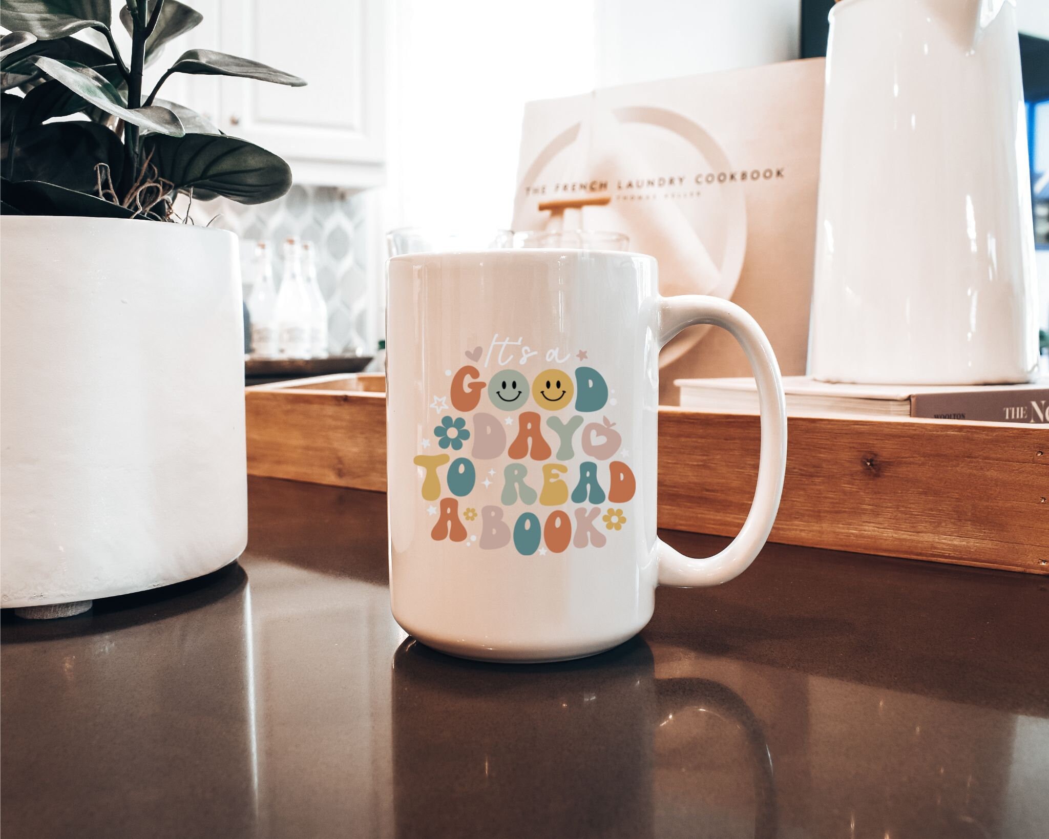 Its A Good Day to Read Bookish 15oz Coffee Mug Bookworm Book Lover Gift ...