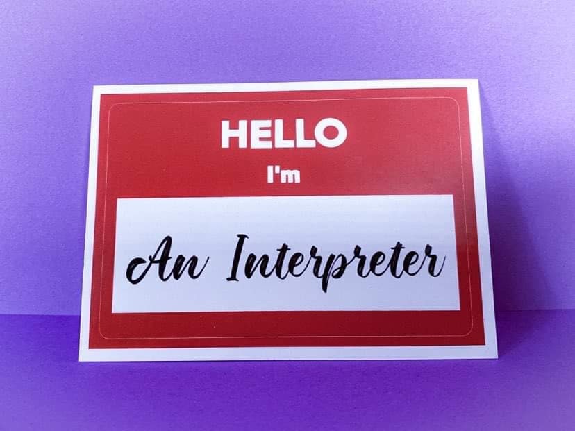 Hello I'm 'identity' Stickers / Deaf, Deafblind, Hard of Hearing, Deaf ...