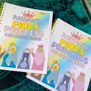 Pious Princess Coloring Book - Etsy