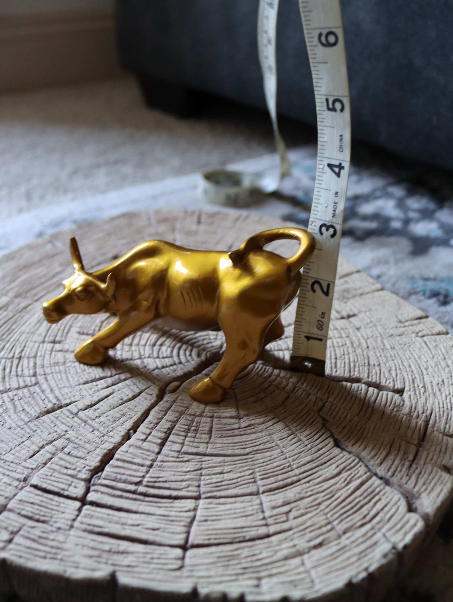 Wall Street Bull Figurine, Charging Bull, Desk Decor, Christmas Gift ...