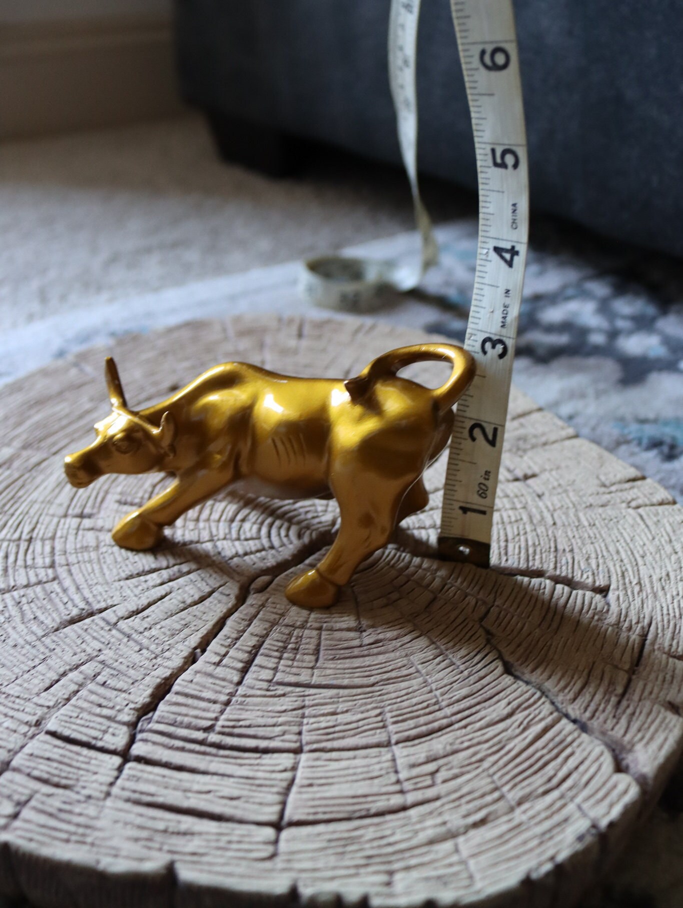 Wall Street Bull Figurine, Charging Bull, Desk Decor, Christmas Gift ...