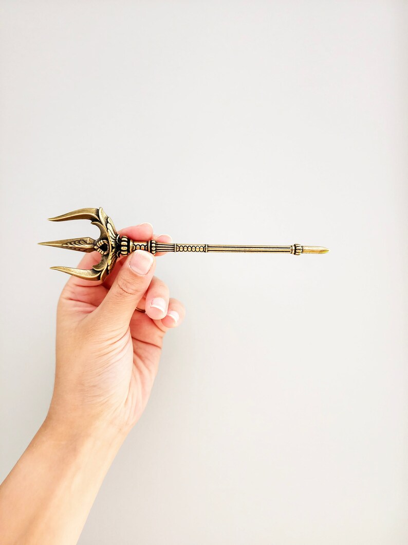 Vintage Copper Trident, Spiritual Gifts for Her, Greek Mythology Decor ...