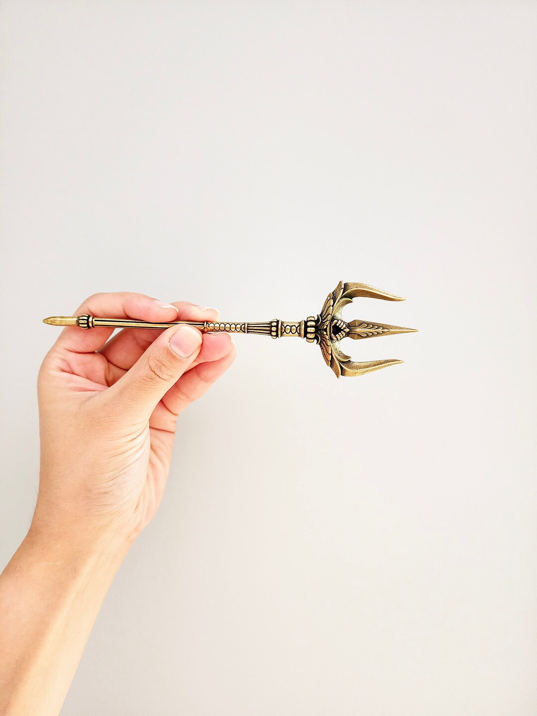 Vintage Copper Trident, Spiritual Gifts for Her, Greek Mythology Decor ...