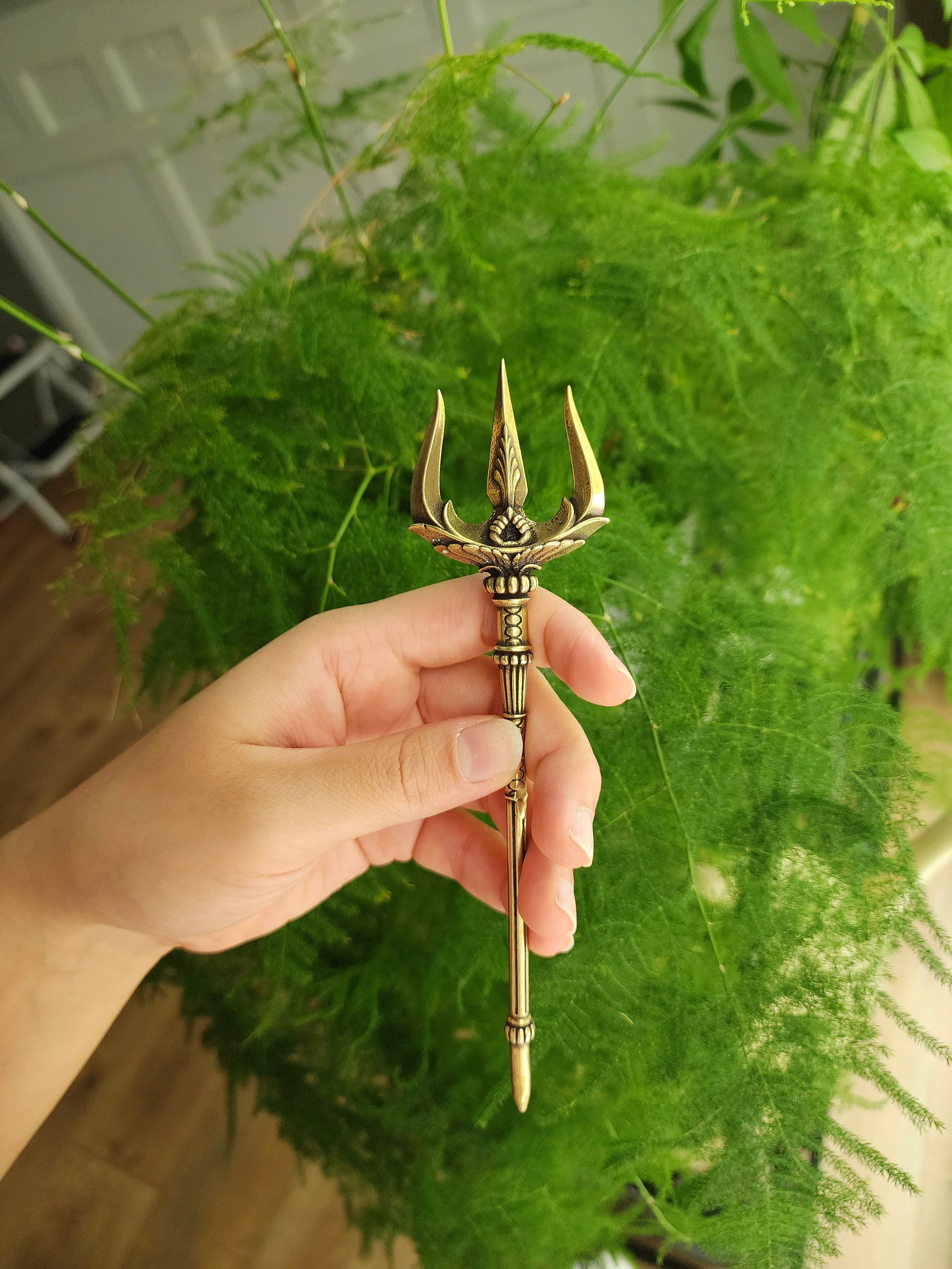 Vintage Copper Trident Spiritual Gifts for Her Greek - Etsy