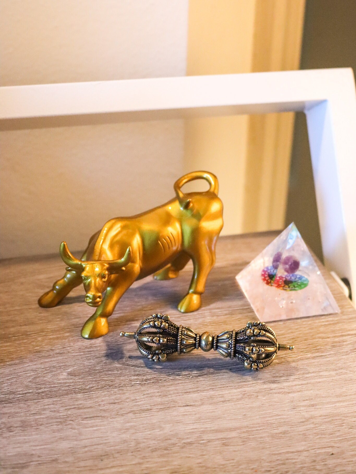 Wall Street Bull Figurine, Charging Bull, Desk Decor, Christmas Gift ...