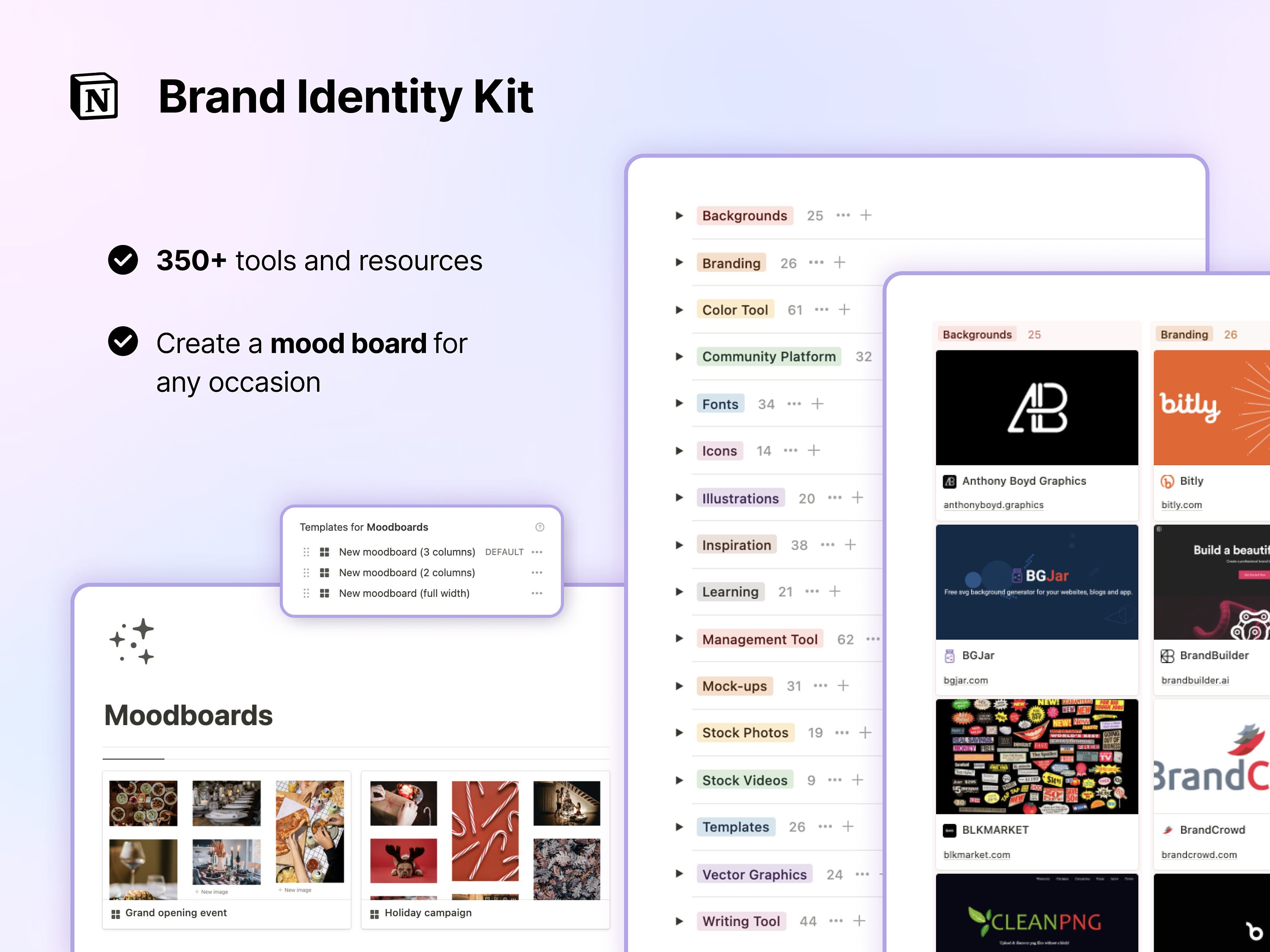 Brand Identity Kit (notion Template) - Etsy