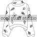 Fall Leaves Sweater Coloring Page - Etsy