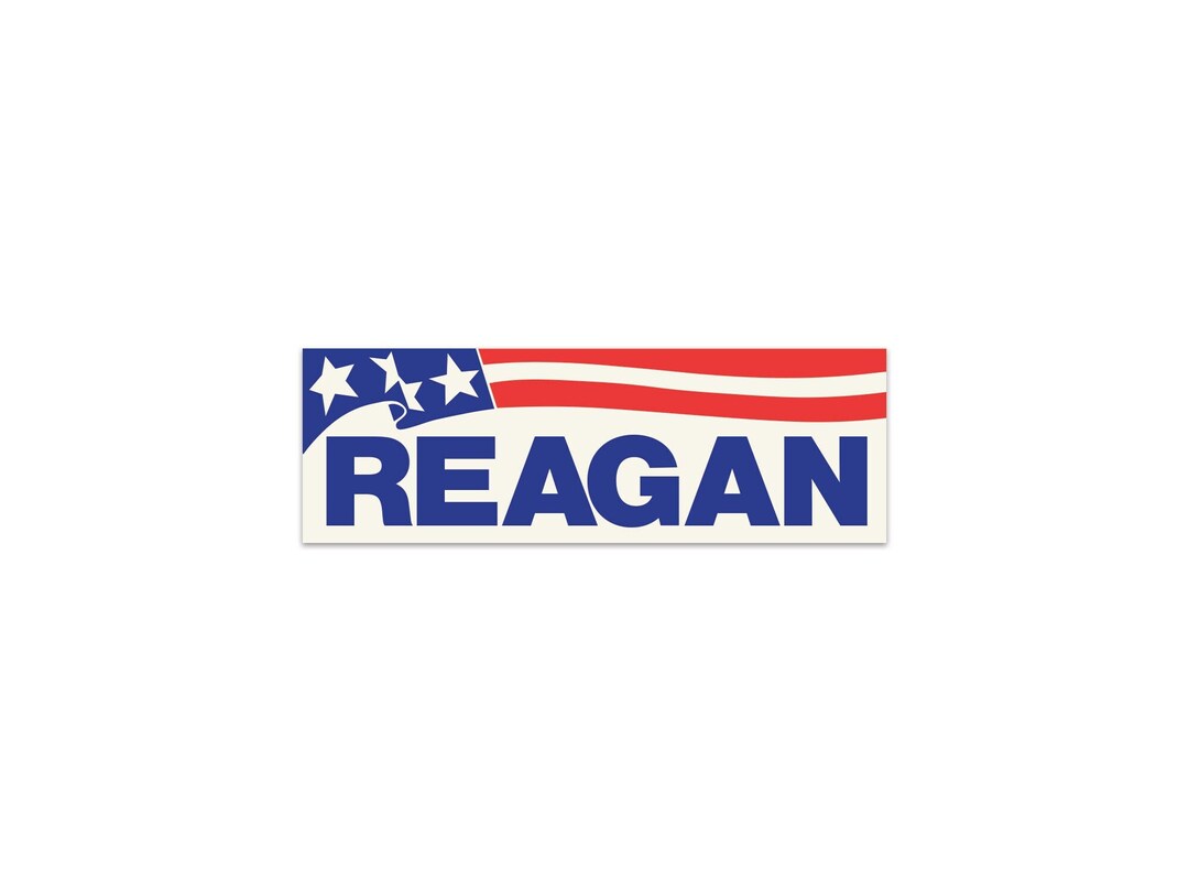 Ronald Reagan Election Bumper Sticker 1980 1984 - Etsy