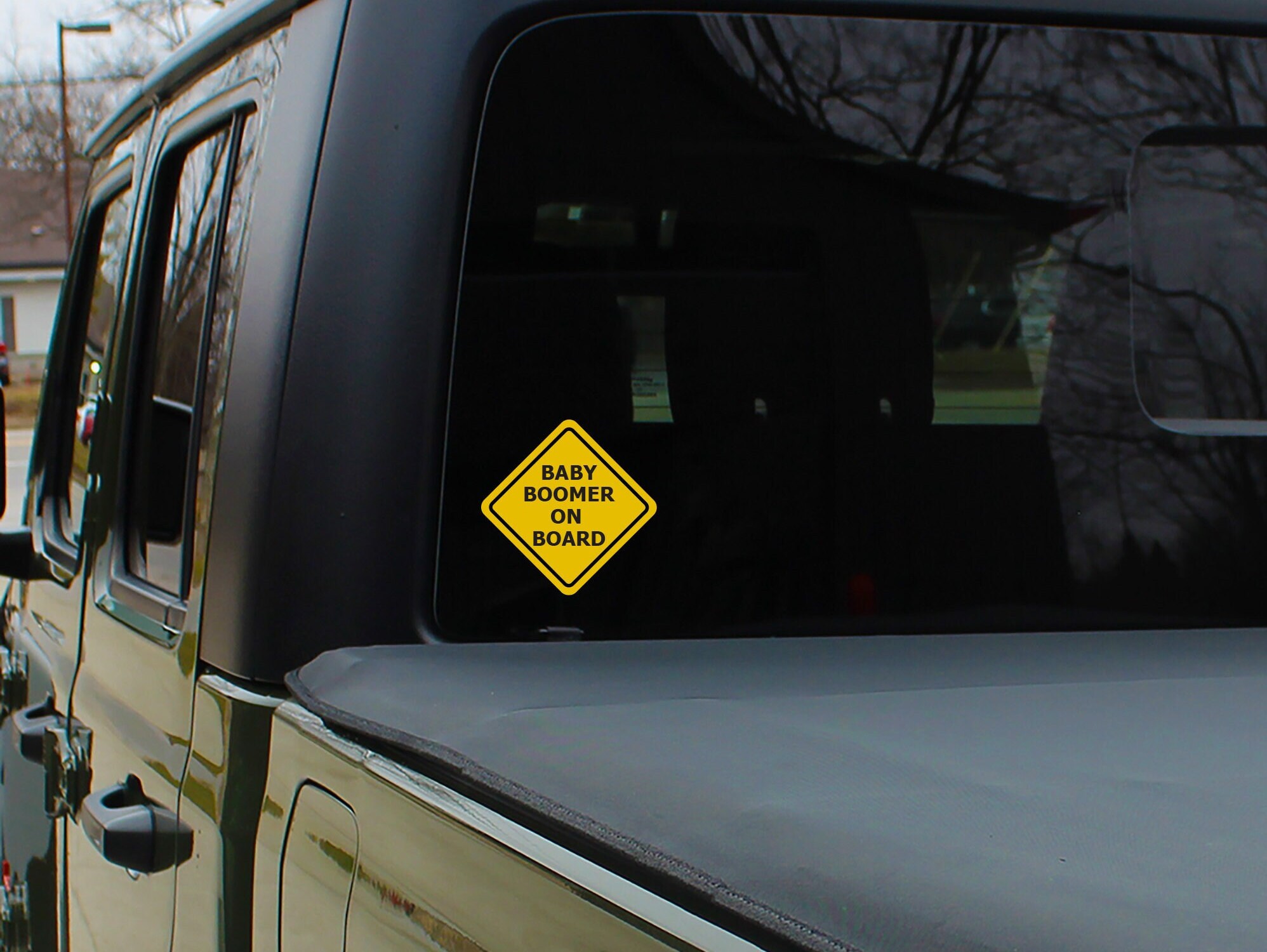 Baby Boomer on Board Bumper Sticker Car Decal - Etsy