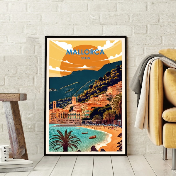 Mallorca Poster - Etsy