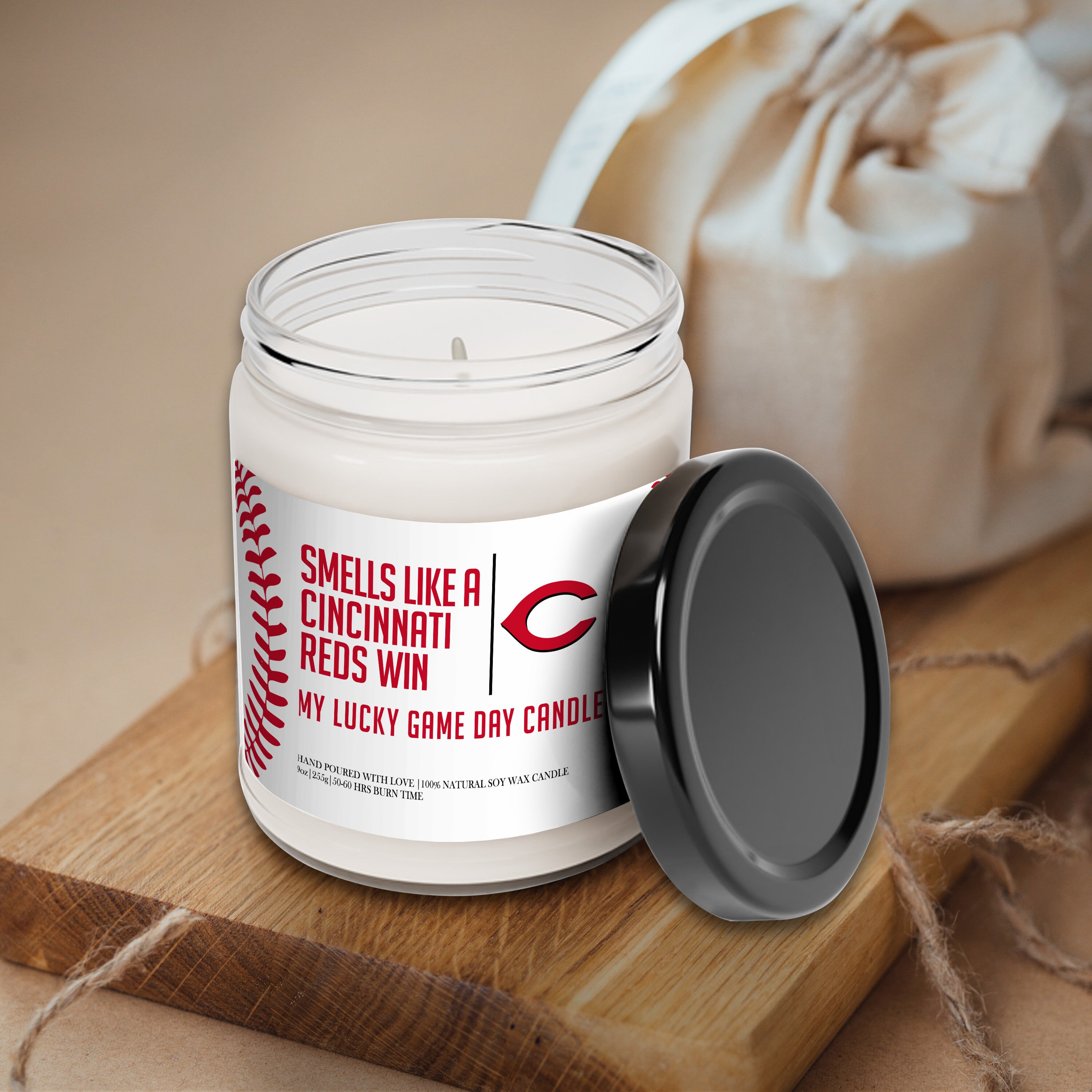 Smells Like A Cincinnati Reds Win Candle, Cincinnati Reds Gift ...