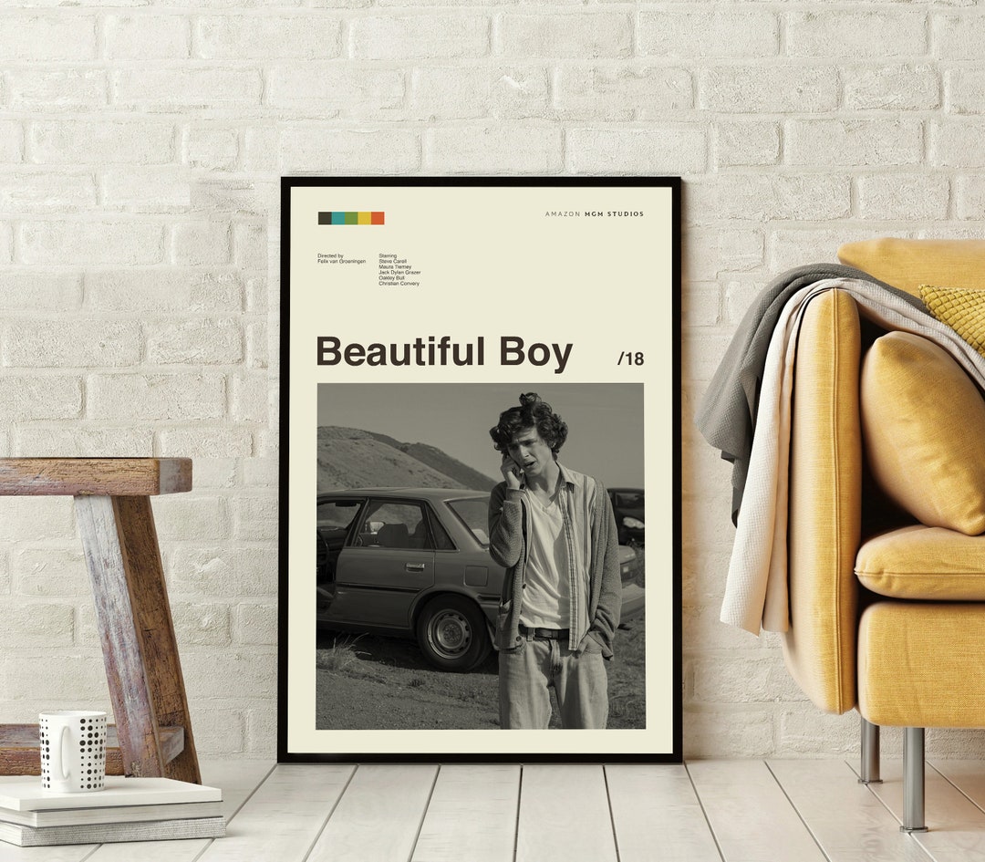 Beautiful Boy Poster, Felix Van Groeningen, Vintage Poster, Modern Art ...