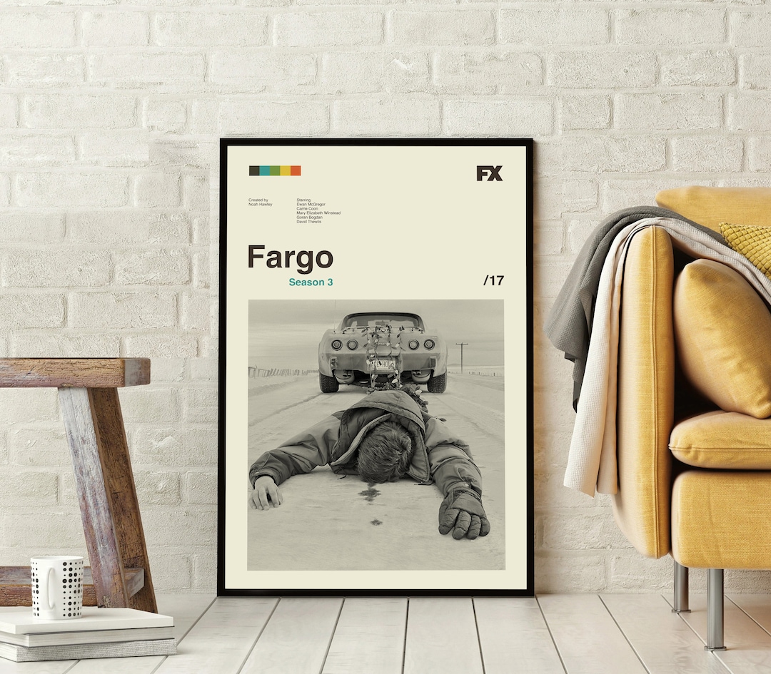 Fargo Tv Series Poster, Fargo 2017 Poster, Tv Series Poster, Vintage ...